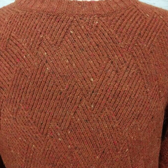 Tasso Elba | Sweaters | Mens Crewneck Wool Blend Rust Color Sweater Sz ...